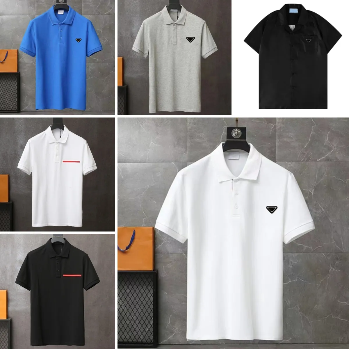 Summer Top Mens Polo Shirt: Pure Cotton Casual Party T Shirt From ...