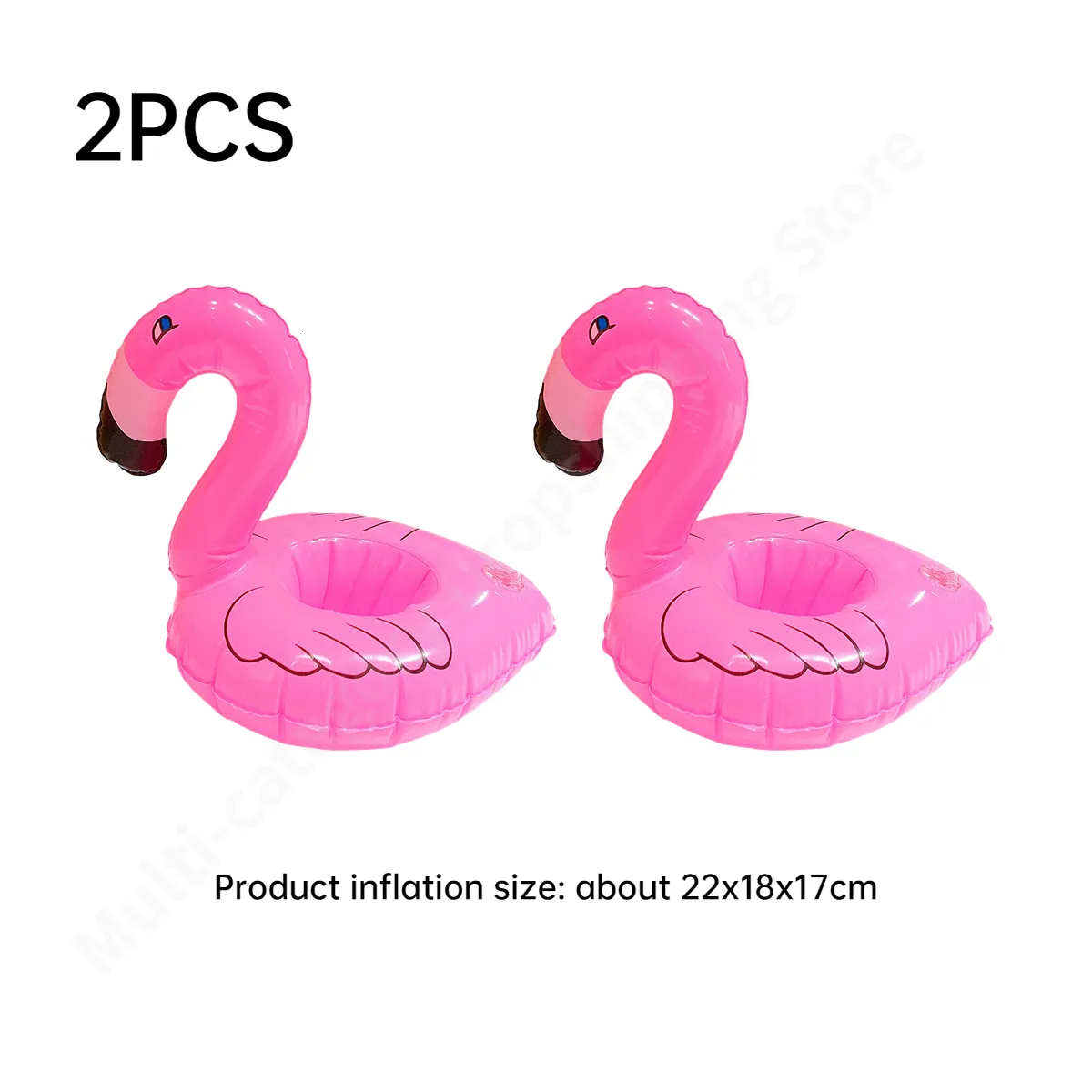 Tropical Flamingo Flamingo Tube Float 1 PVC Cup Holders For Adults ...