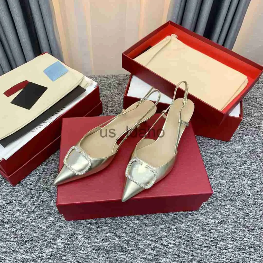 Elegant Women's High Heel Sandals - Designer Stilettos, Pointed Toe ...