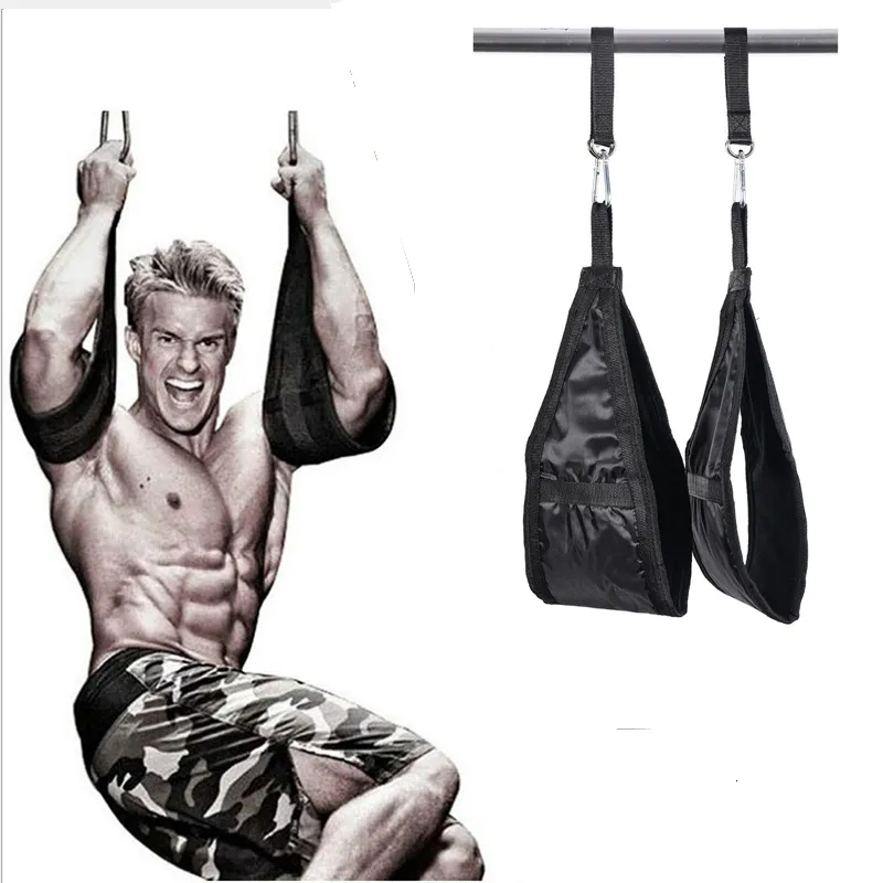 Heavy Duty AB Sling Straps: Home Gym Hanging Belts for Pull-Up Bar ...
