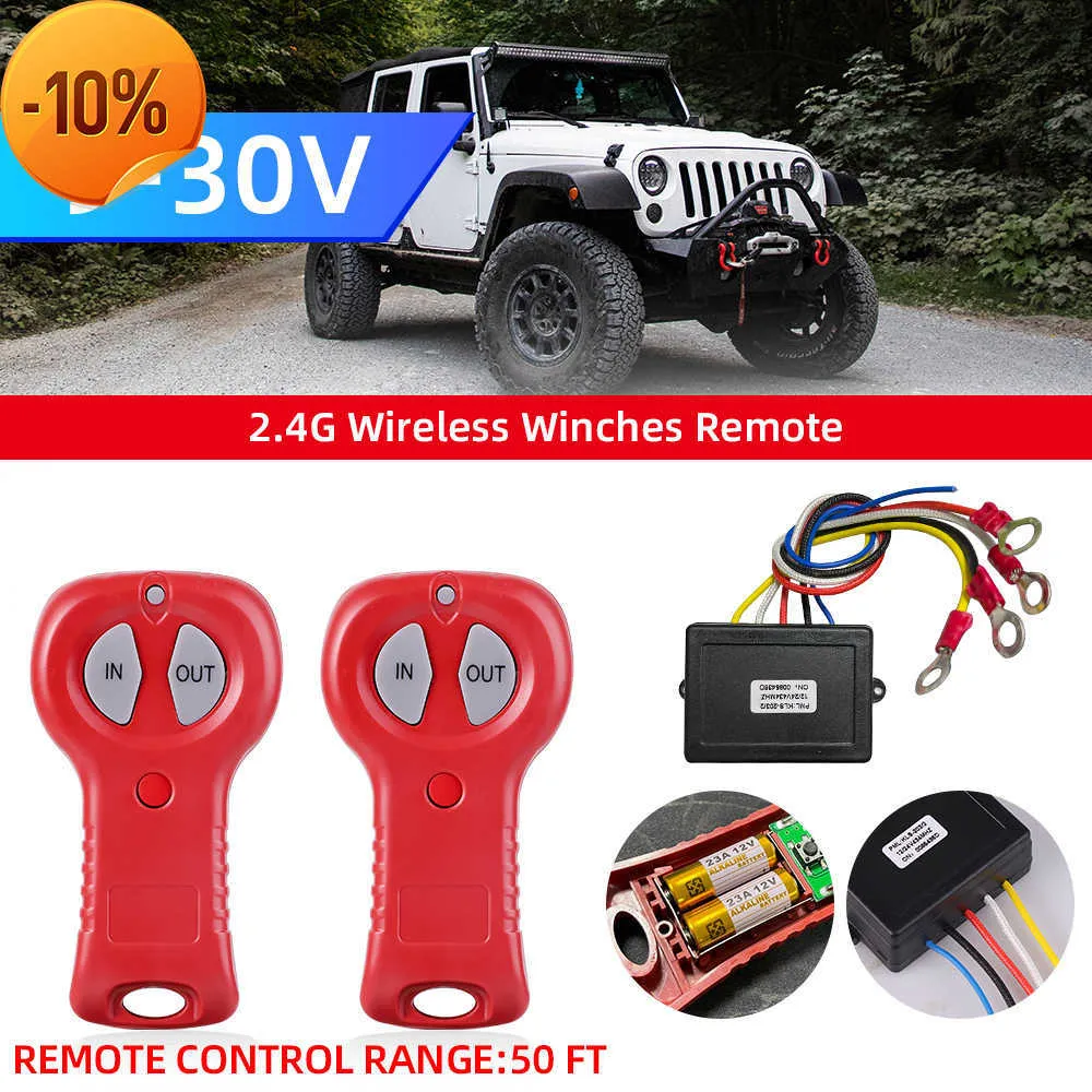 New Universal Recovery Winch Crane Wireless Winch Dual Remote Control ...