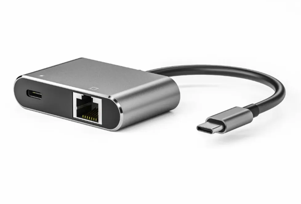 1000Mbps Type C To RJ45 Internet Cable Plug And Play USB To Ethernet ...