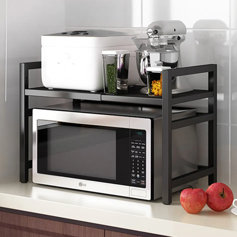 DHgate.com:Microwave Oven Rack with Retractable Shelf - Kitchen Pot ...