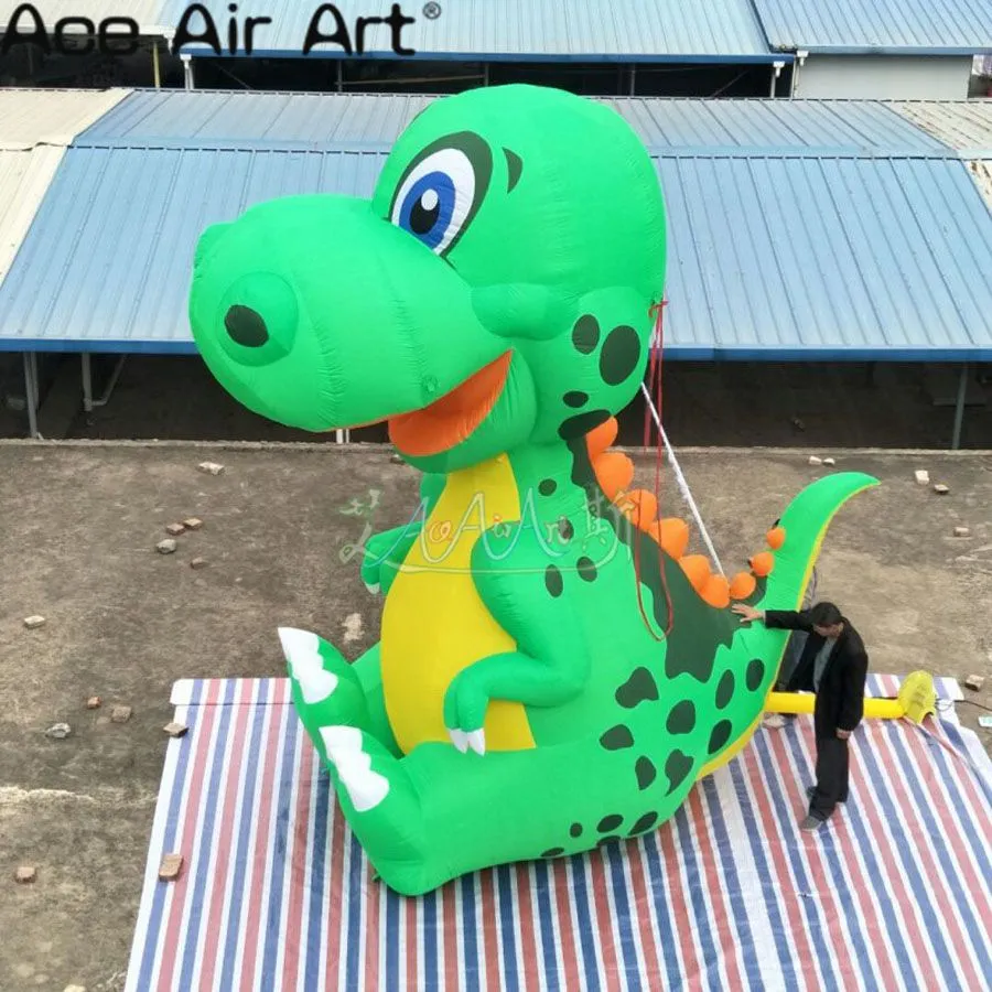 Giant 5mH Inflatable Dinosaur Blow Up Animal Cartoon for Outdoor Event ...