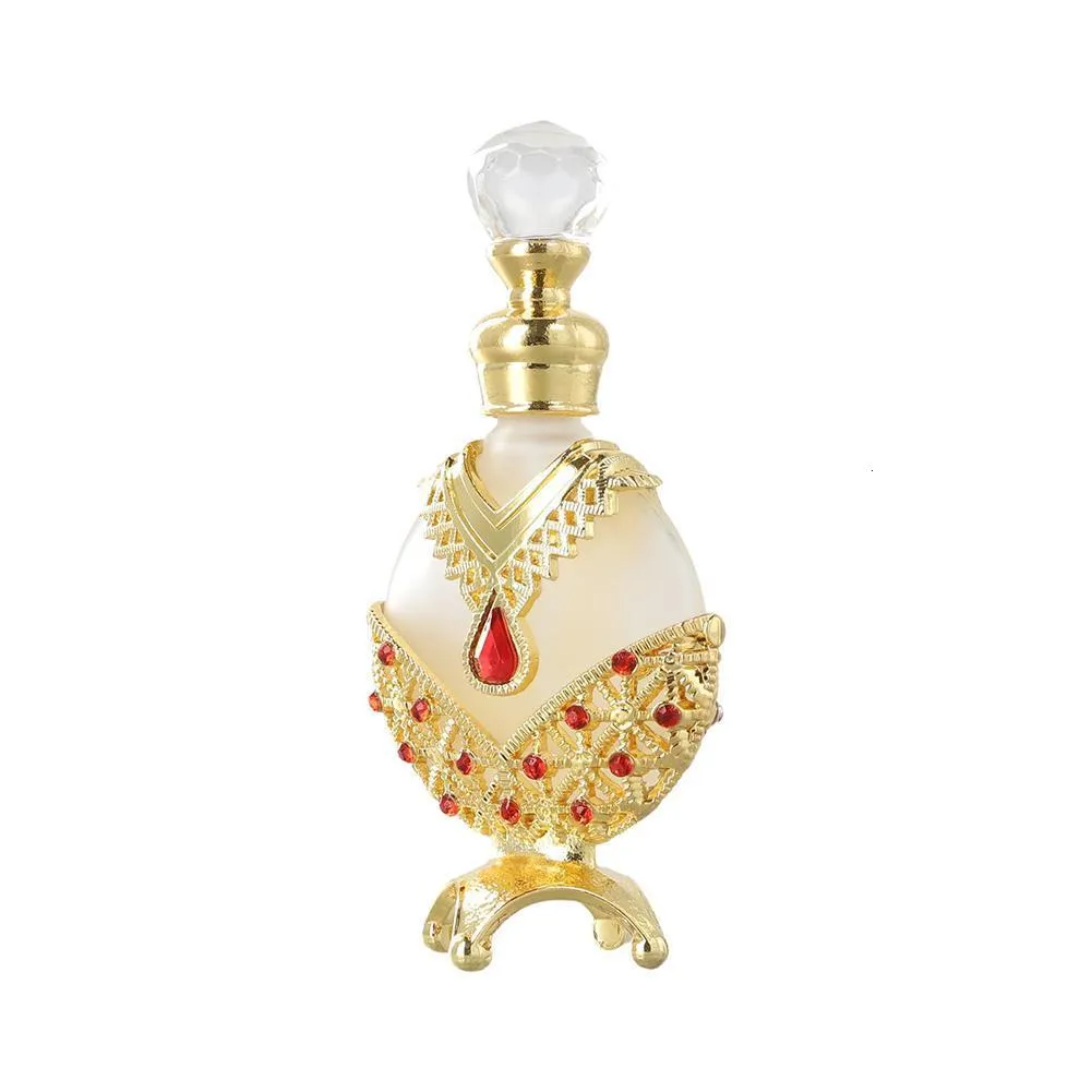 Elegant Refillable Perfume Oil Bottles Decorative Glass Essential Oil ...