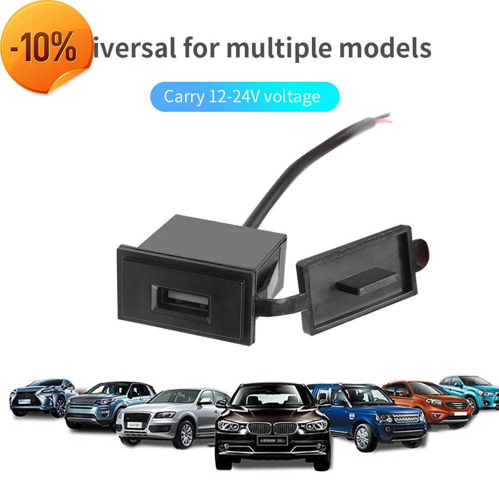 Waterproof Single USB Car Charger Adapter 2.4A, Square Shape, 12V/24V ...