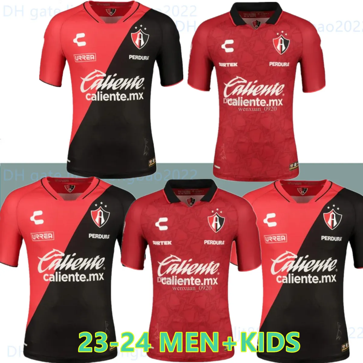 Liga MX Atlas FC 23/24 Home Jersey - Commemorative Winning Edition ...