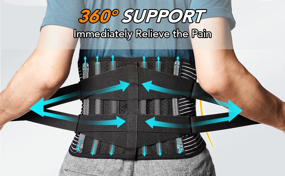 DHgate.com:Adjustable Lumbar Back Brace for Exercise, Fitness, Cycling ...
