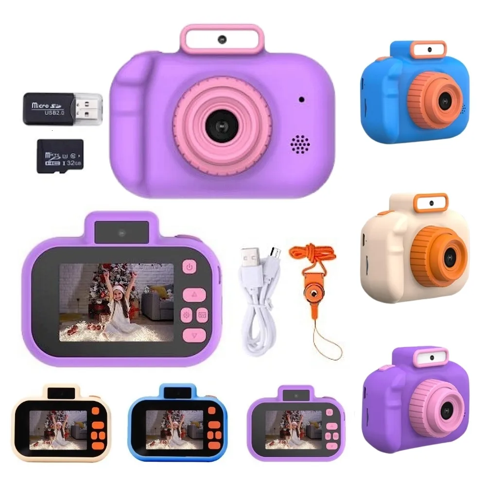 DHgate.com:Kids Digital Camera with 2 Inch HD IPS Screen, Dual Front ...
