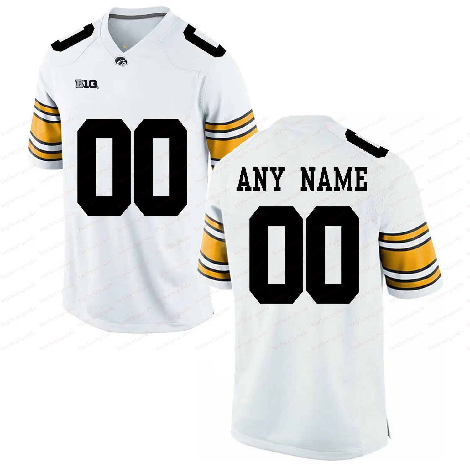Custom Iowa Hawkeyes Football Jersey 12 Cade McNamara Cooper DeJean ...