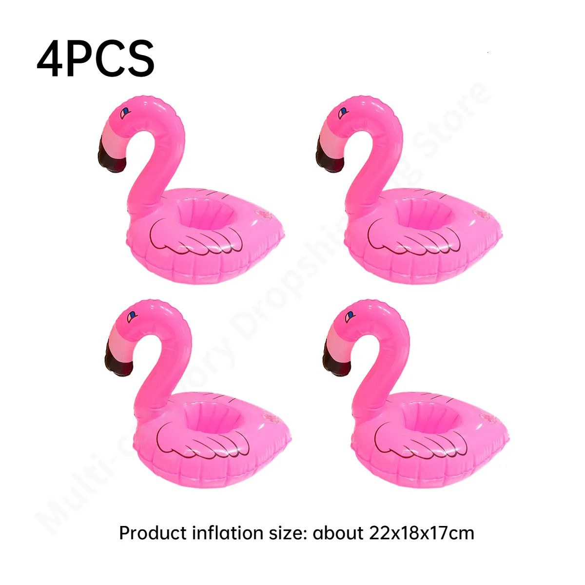 Tropical Flamingo Flamingo Tube Float 1 PVC Cup Holders For Adults ...