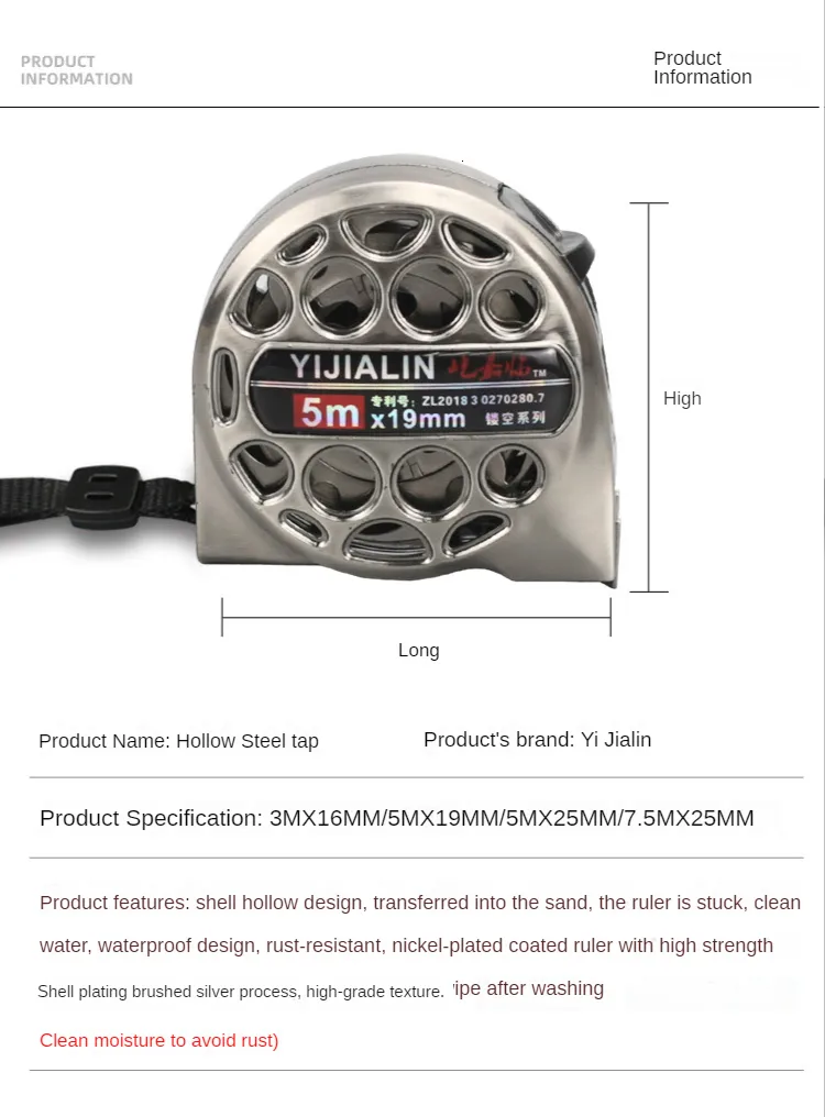 DHgate.com:High-Quality Hollow Steel Tape Measure: Waterproof, Impact ...