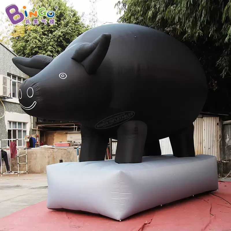 DHgate.com:Inflatable Animal Models Blow Up Black Pig Inflation Cartoon ...