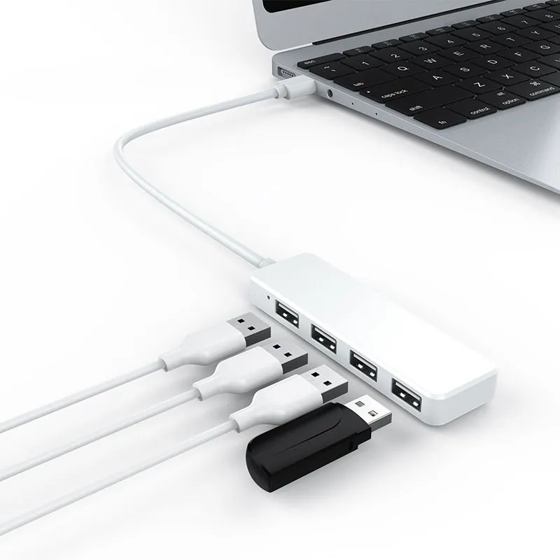 DHgate.com:4-Port USB 2.0 Hub, High-Speed Data Transfer, Multi Splitter ...