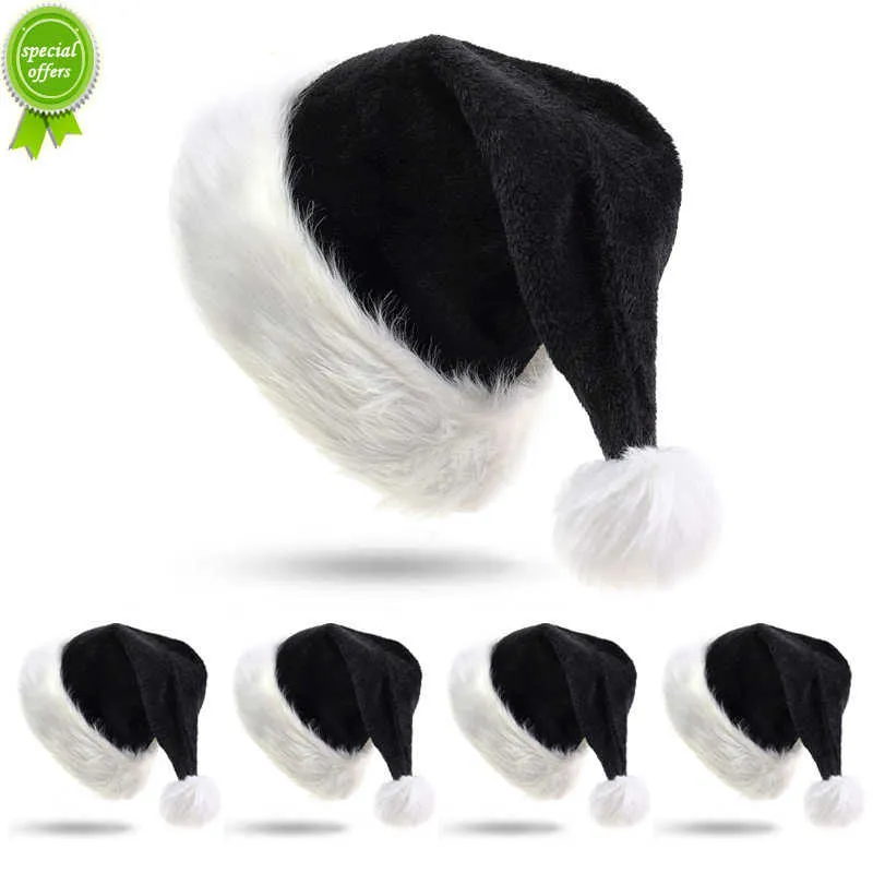 Festive Christmas Hats for All! Plush Santa Hat Cap for Adults & Kids ...