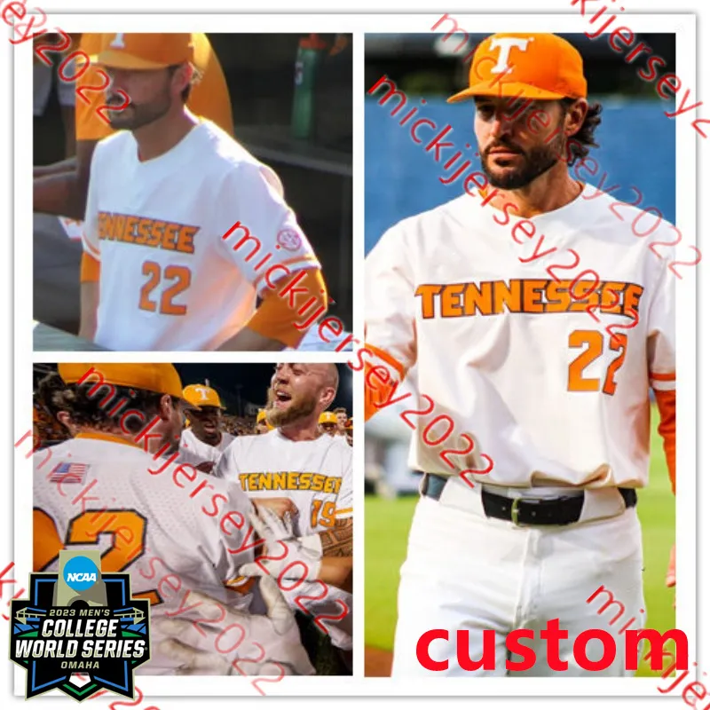 Customized Vols Baseball Jersey: Stitched For Drew Gilbert, Lindsey ...