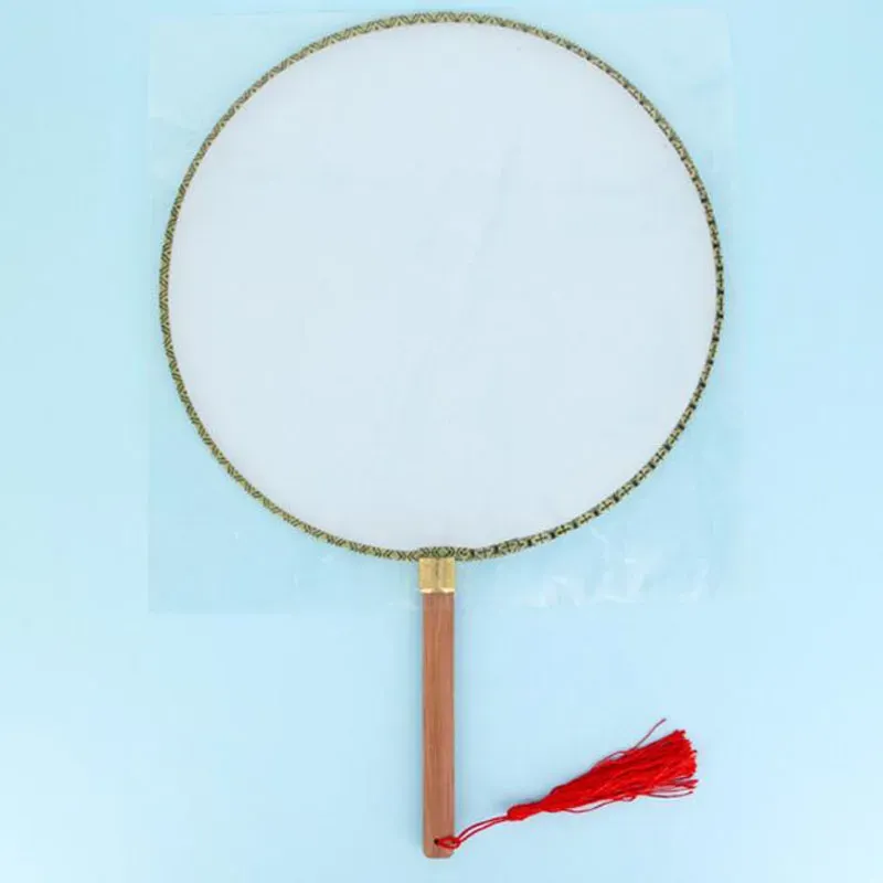 Party Favor DIY Blank White Silk Hand Fans 24cm... From Urqueen, $1.68 ...