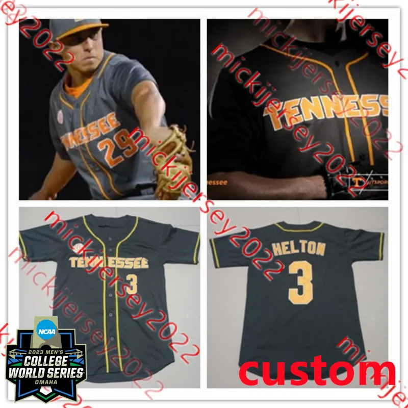 Customized Vols Baseball Jersey: Stitched For Drew Gilbert, Lindsey ...