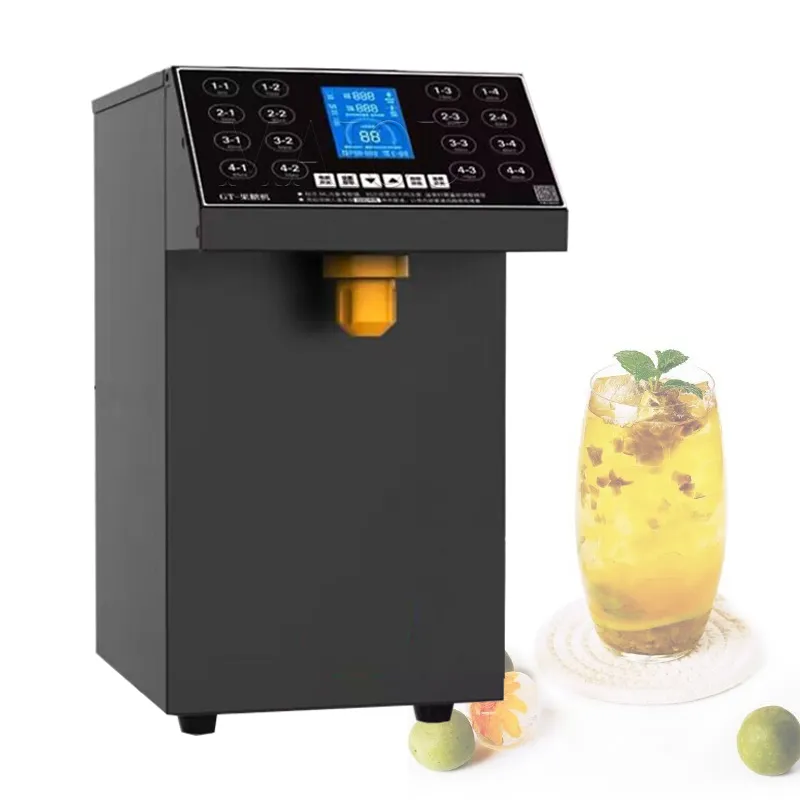 Quantitative 16 Grid Fructose Cold Drink Filling Machine For Commercial ...