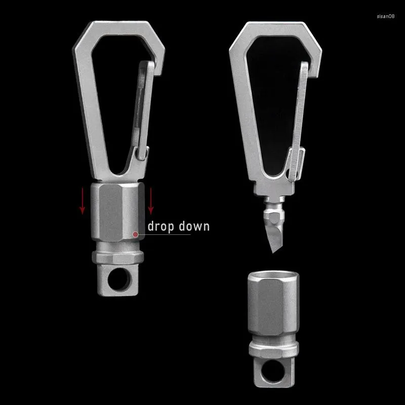 Quick Release Keychains For Men: Titanium, 360° Rotatable Buckle Multi ...