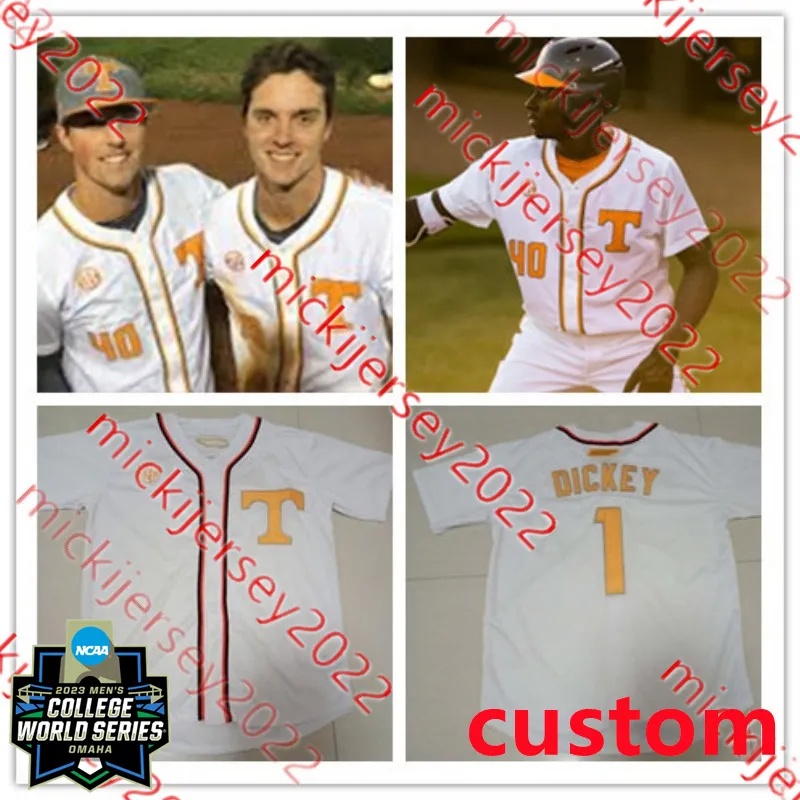Customized Vols Baseball Jersey: Stitched For Drew Gilbert, Lindsey ...
