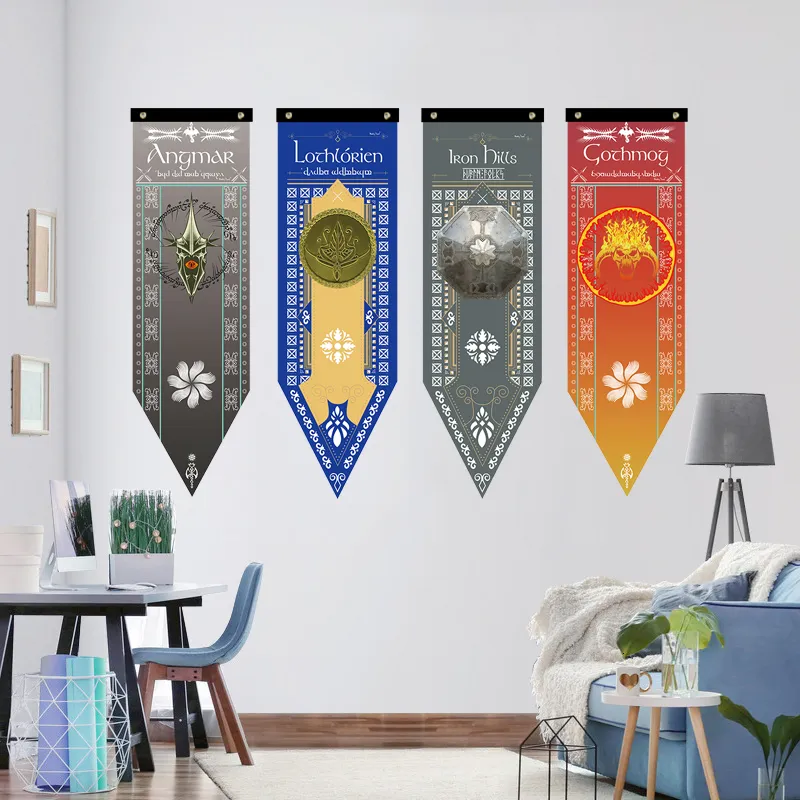 Lord of the Rings Banner Flags: Show Your Allegiance! LOTR House Flags ...
