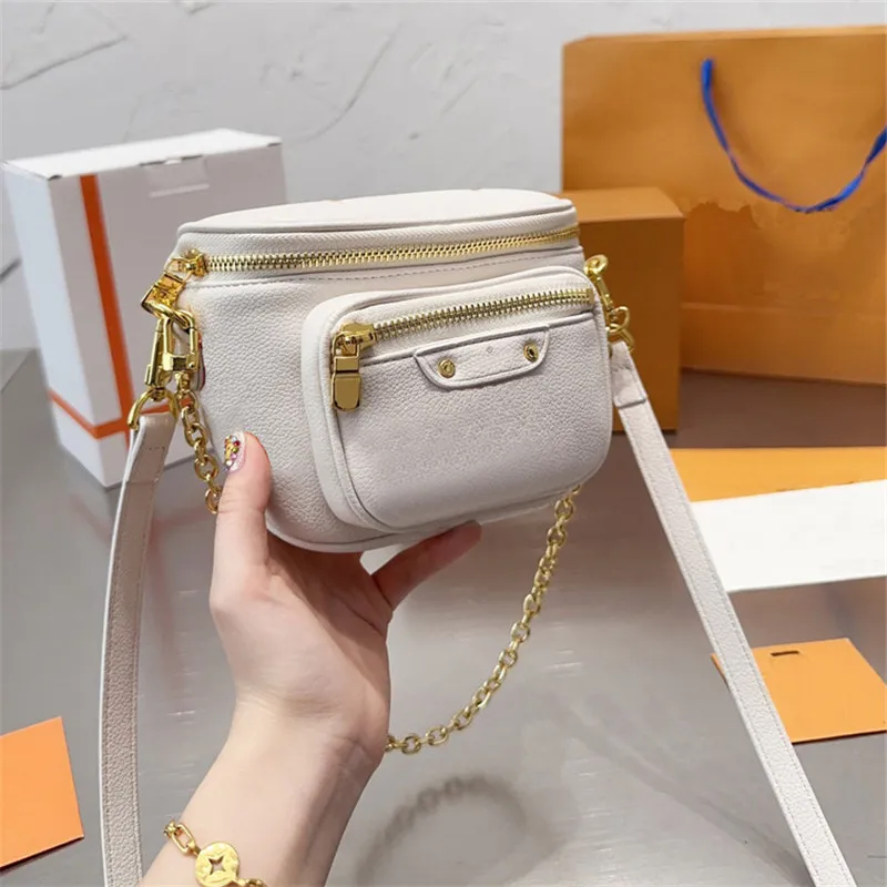 Luxury Gradient Mini Bum Bag For Women And Men Designer Pink Waist Bag ...