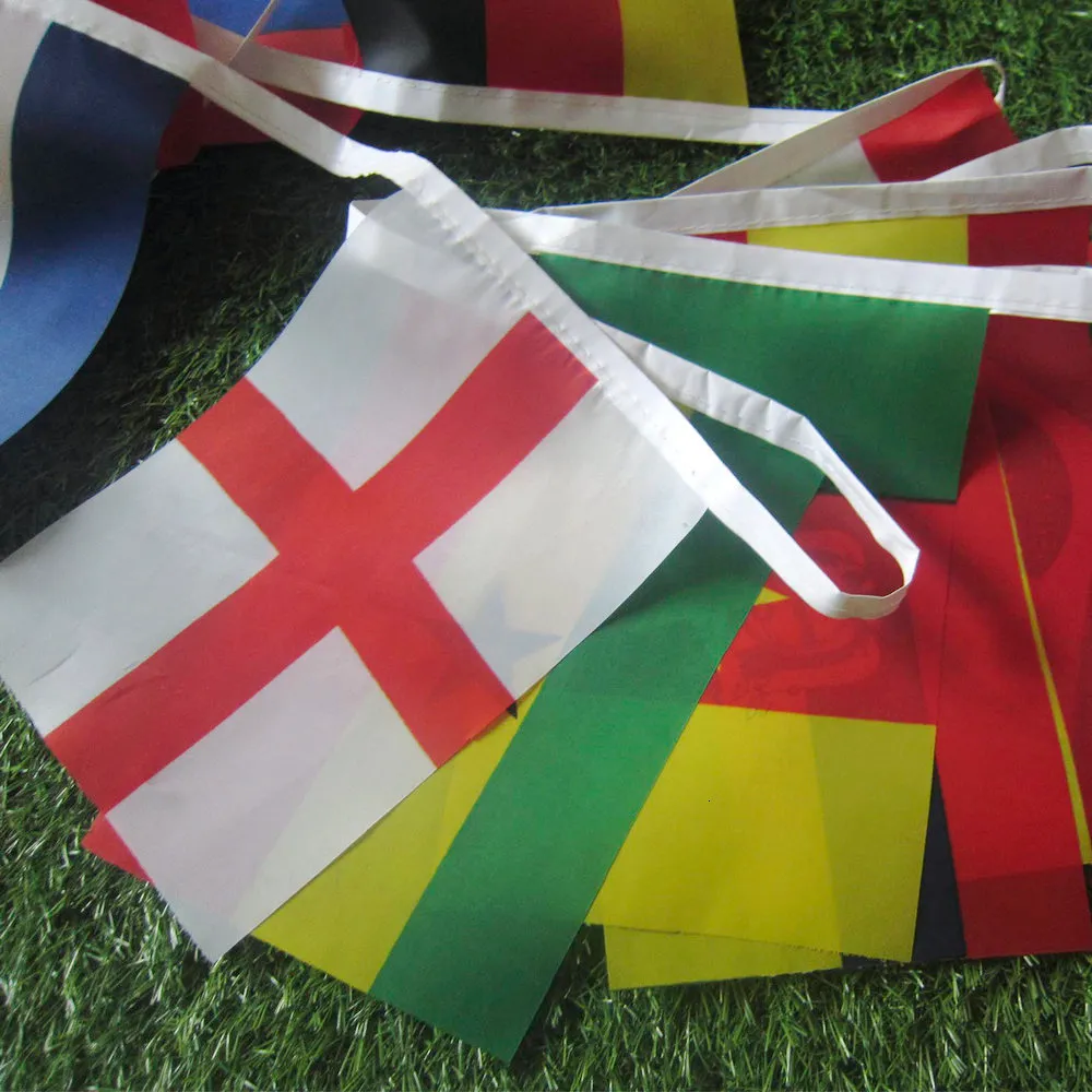Banner Vlaggen Europa Landen Vlag 24 Stks Euro Cup Land Bunting ...