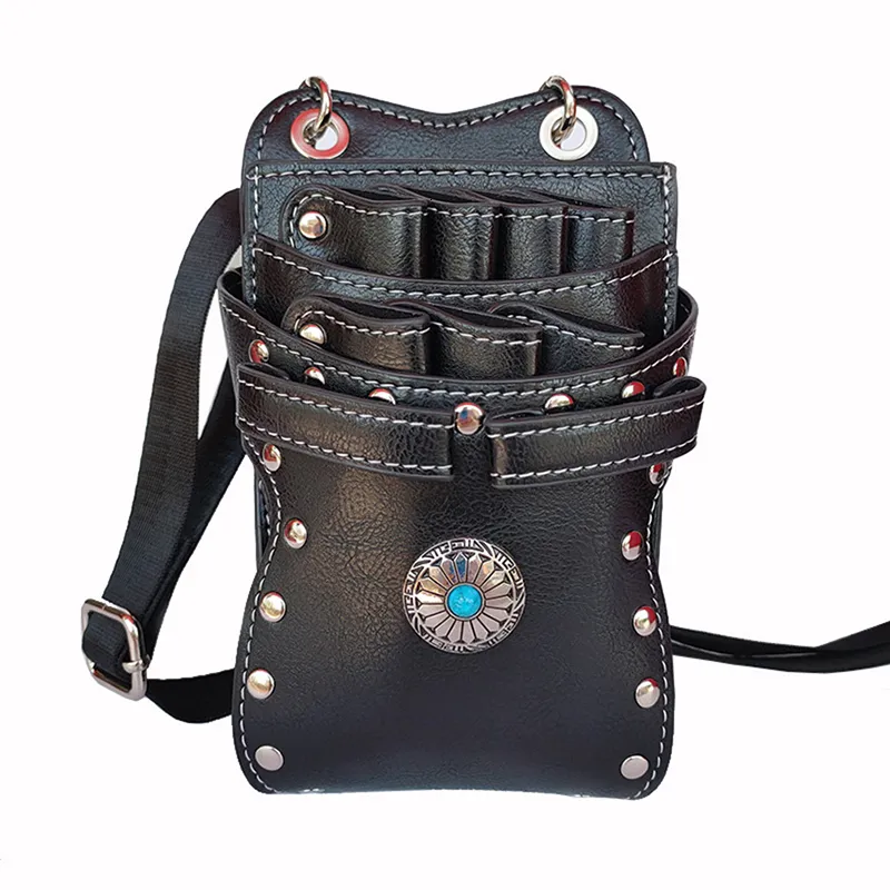 DHgate.com:Professional PU Leather Hair Scissors Bag with Adjustable ...