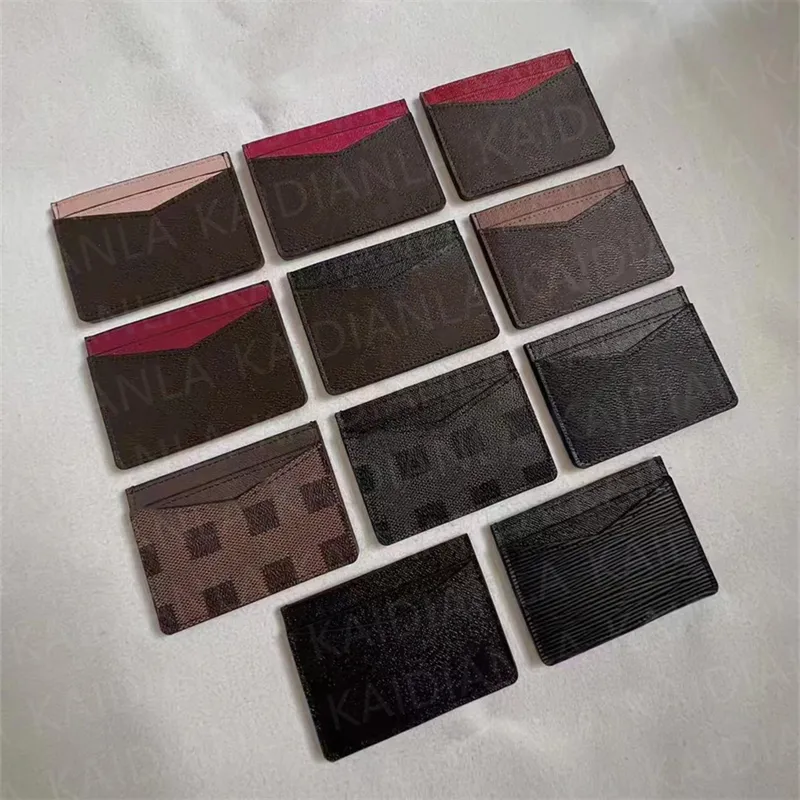 Luxury Designer Leather Card Holder With Card Cover, Credit Card Coin ...