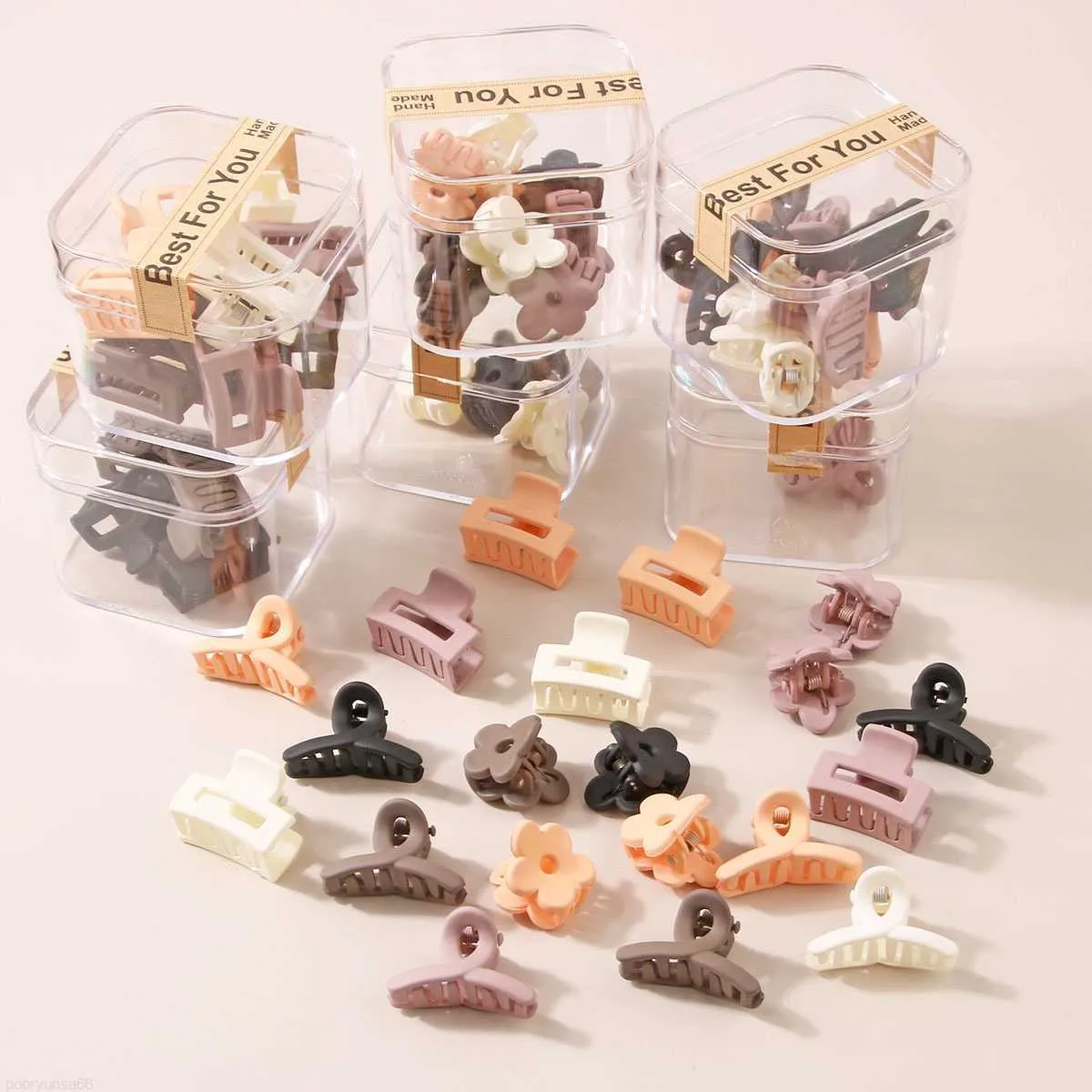 DHgate.com:Cute Hair Clips Set - Mini Claw Clips for Bangs, Braids ...
