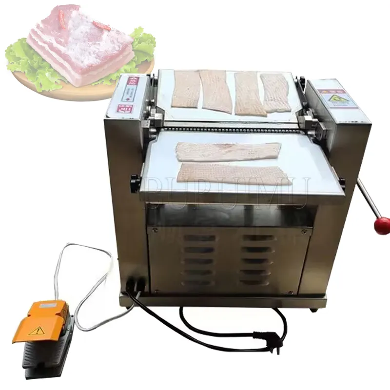 High-Speed Pork Skinning Machine - 18M/Min Meat Peeler, Separator ...