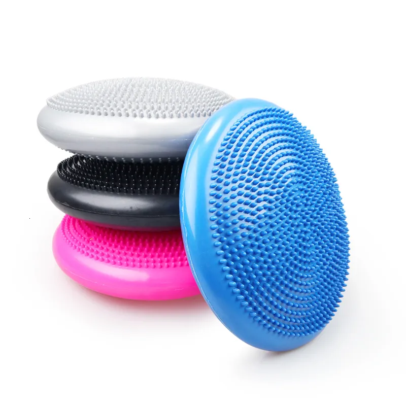 DHgate.com:33CM Yoga Ball, Durable Inflatable Massage Ball Cushion ...
