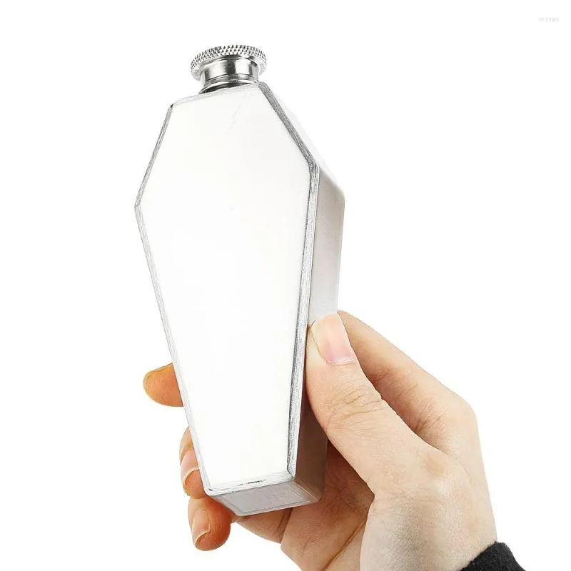 DHgate.com:Geometric Stainless Steel Flask, Portable Liquor Bottle for ...