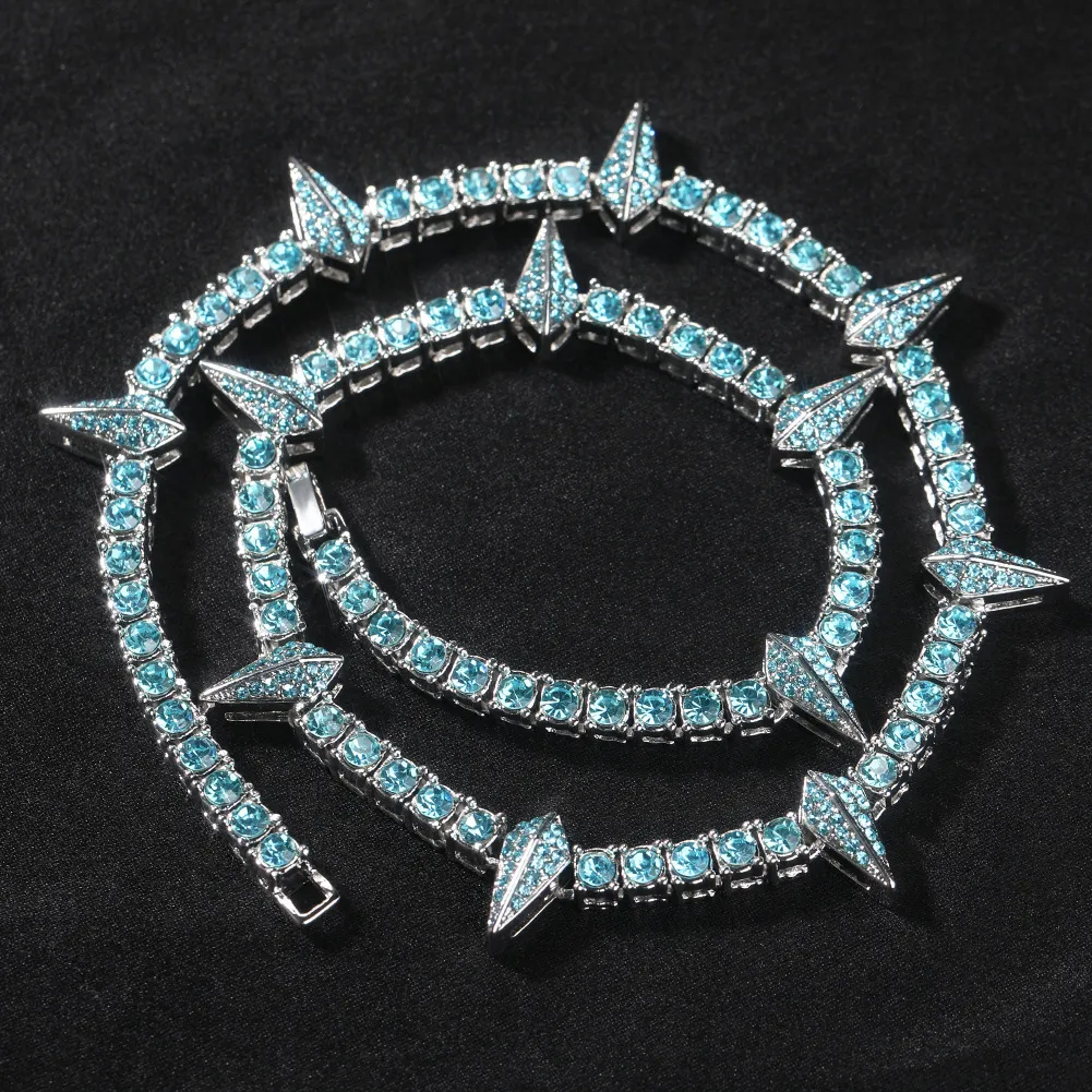 Hip Hop Gold Chains Iced Out Tennis Chain & Black Panther Necklace ...