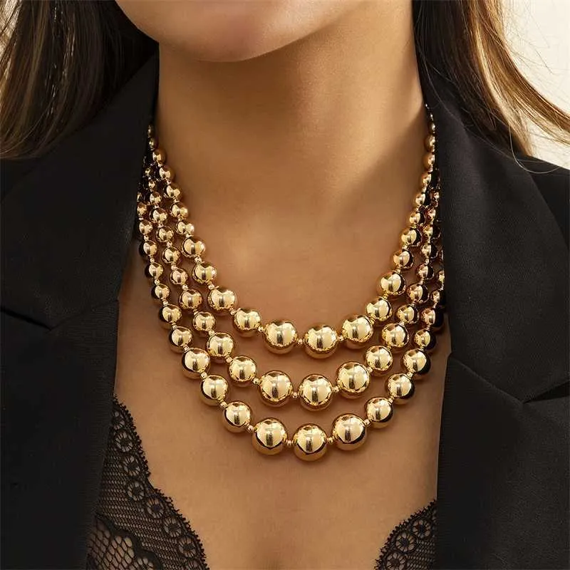 DHgate.com:Layered Beaded Choker Necklace for Women - Colorful Hip-Hop ...