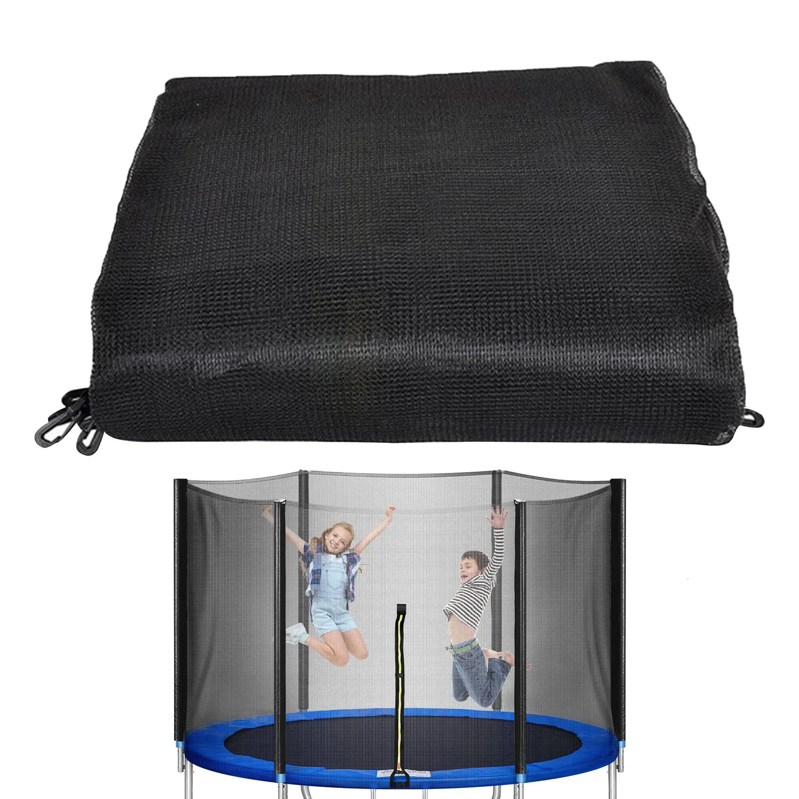 Trampoline Safety Net & Pad - 6/8/10ft Outdoor Trampoline Protection ...
