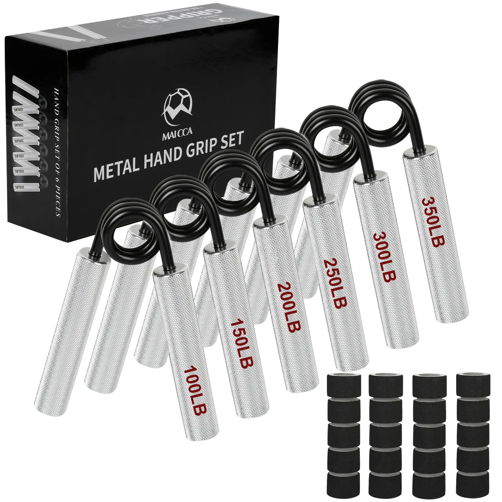 Heavy Duty Hand Grips Strengthener - Adjustable Resistance, Metal Gym ...