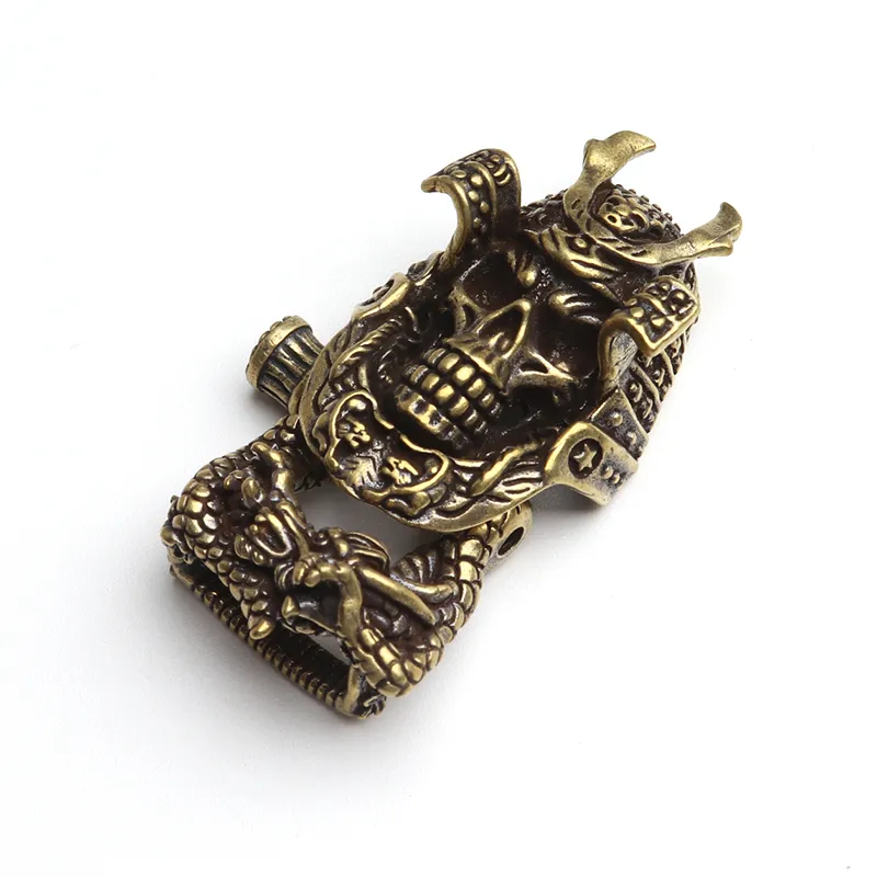 DHgate.com:DIY Paracord Beads with Brass Samurai Armor Skull Buckle for ...