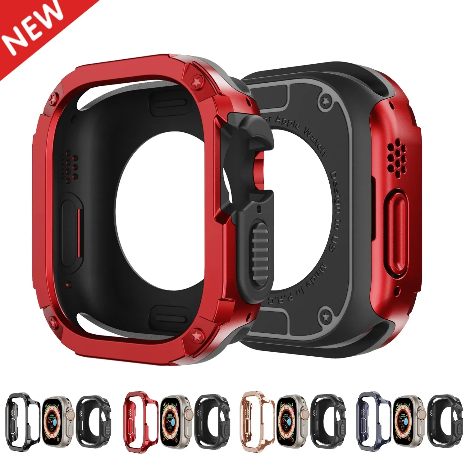 DHgate.com:2-in-1 Protection Apple Watch Case with Built-in Screen ...