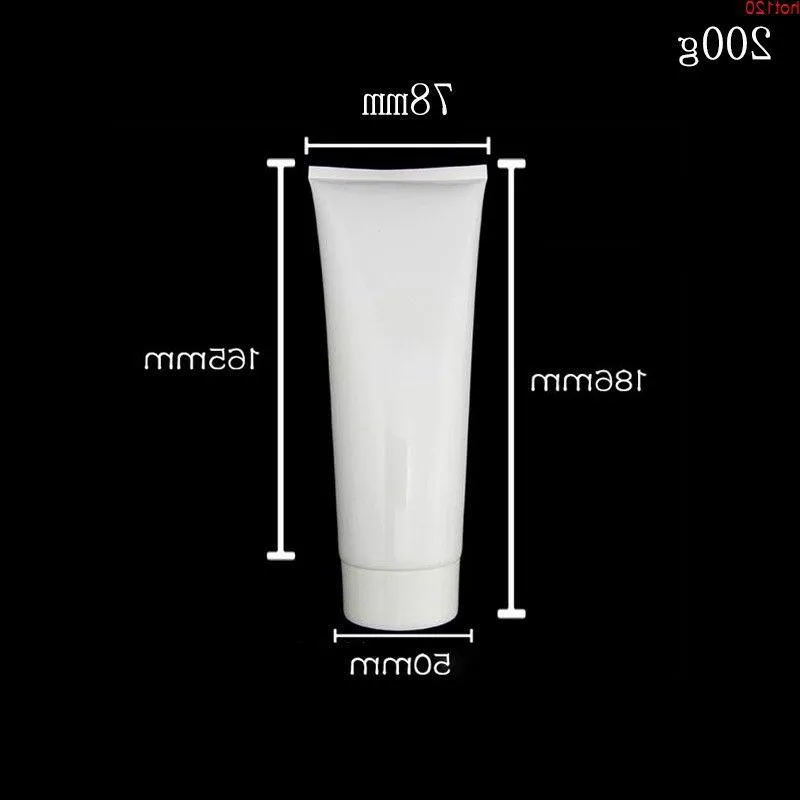 Wholesale 200g Tube Screw Lids/Flip Lid Cream Bottle Container Empty ...