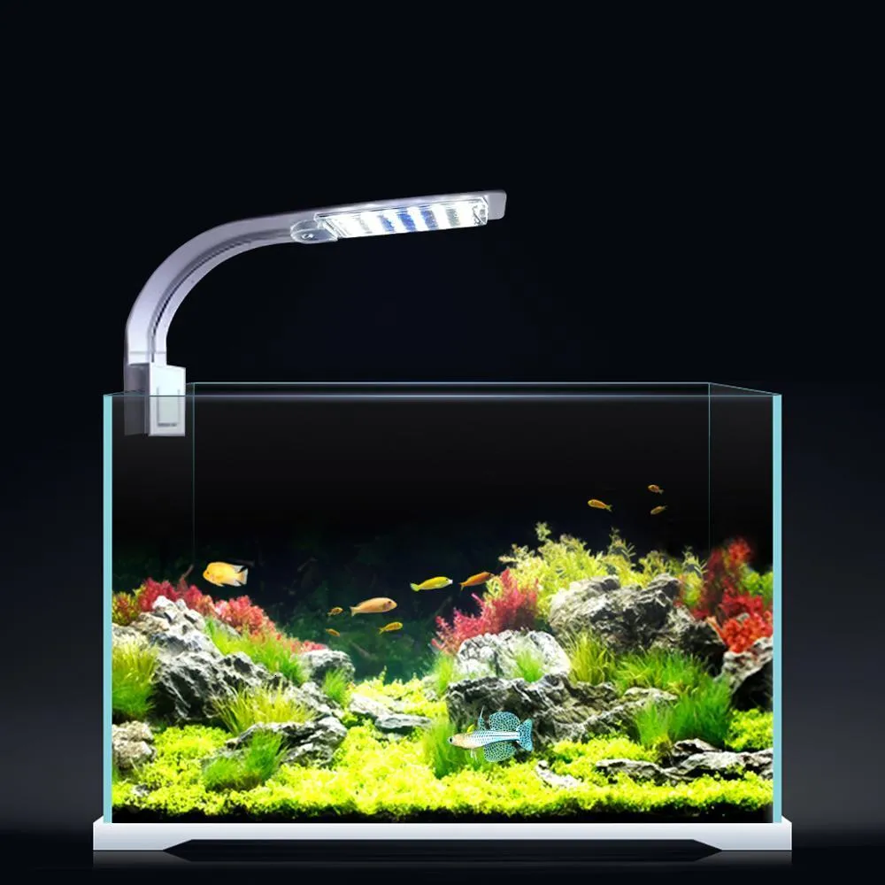 Aquarium LED Lighting: Clip-on Fish Tank Light for Plant Growth - 5W ...