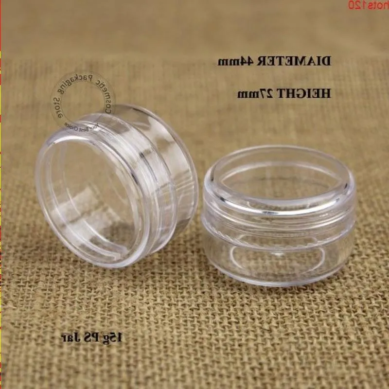 DHgate.com:Wholesale 100pcs/lot 15g Plastic PS Cream Jar Women Cosmetic ...