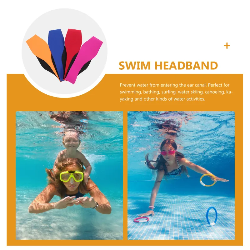 DHgate.com:2024Elastic Silicone Waterproof Earplug Headband for ...