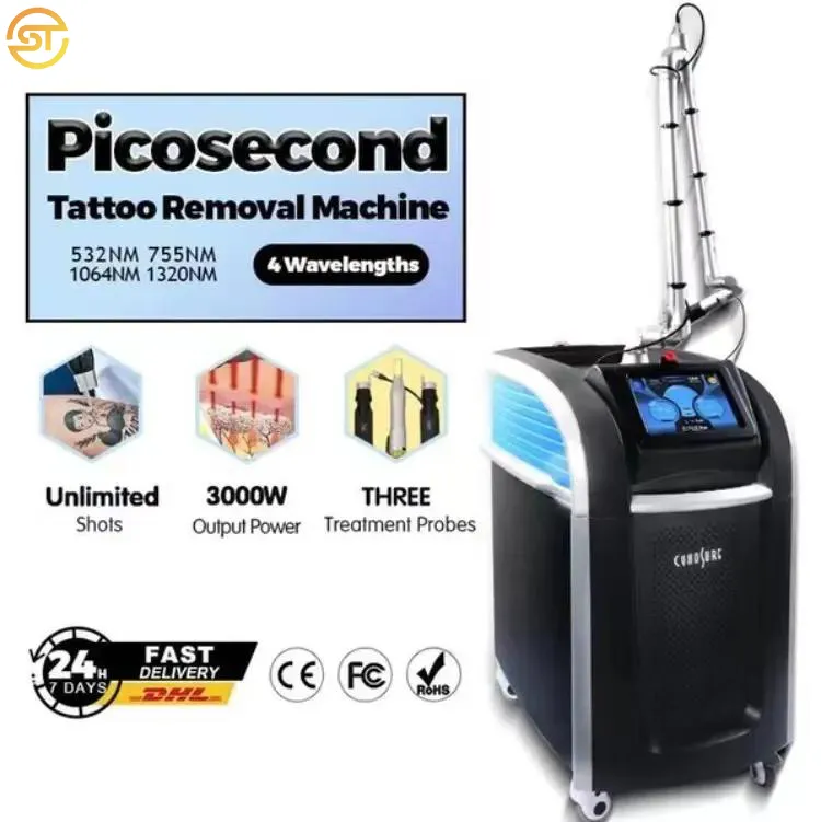 4D Fotona Pico Sure Laser Machine Tattoo Pigment Removal Laser 532 1064 ...