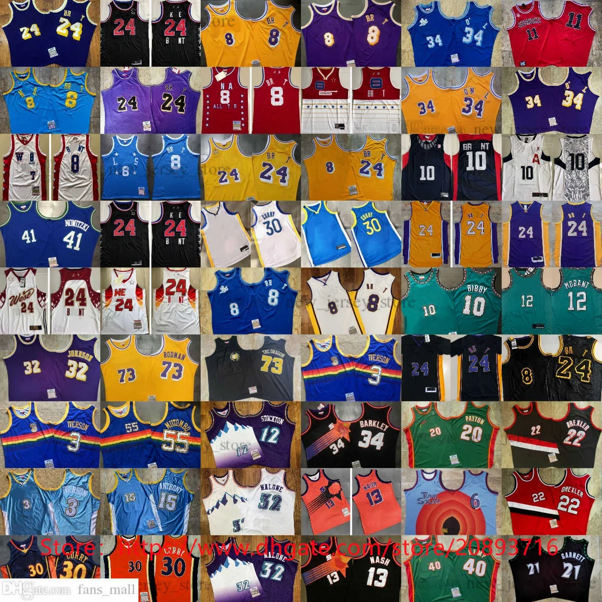 Throwback West Basketball Los24Angeles Jerseys... From Fans_mall, $15.8 ...