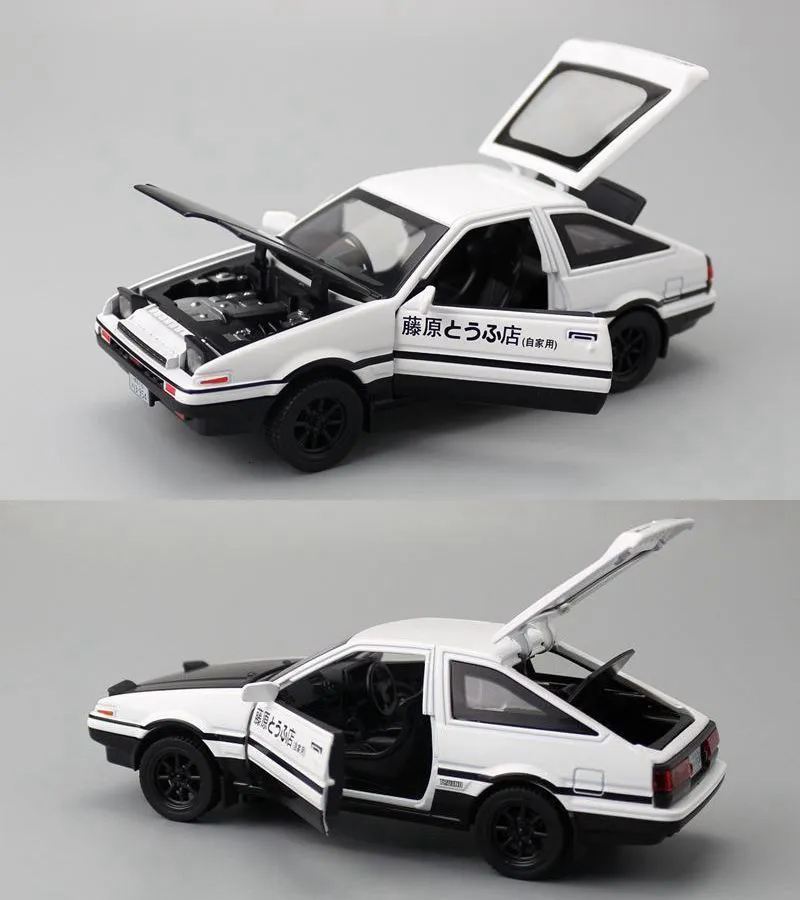 1:32 Scale Diecast Model AE86 Toy Car With Pull Back Action, Sound And ...