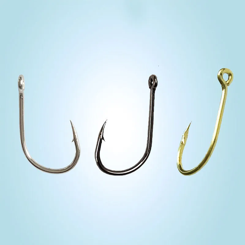 DHgate.com:1000pcs Circle Fish Hooks Barb 3#-15# High Carbon Steel ...