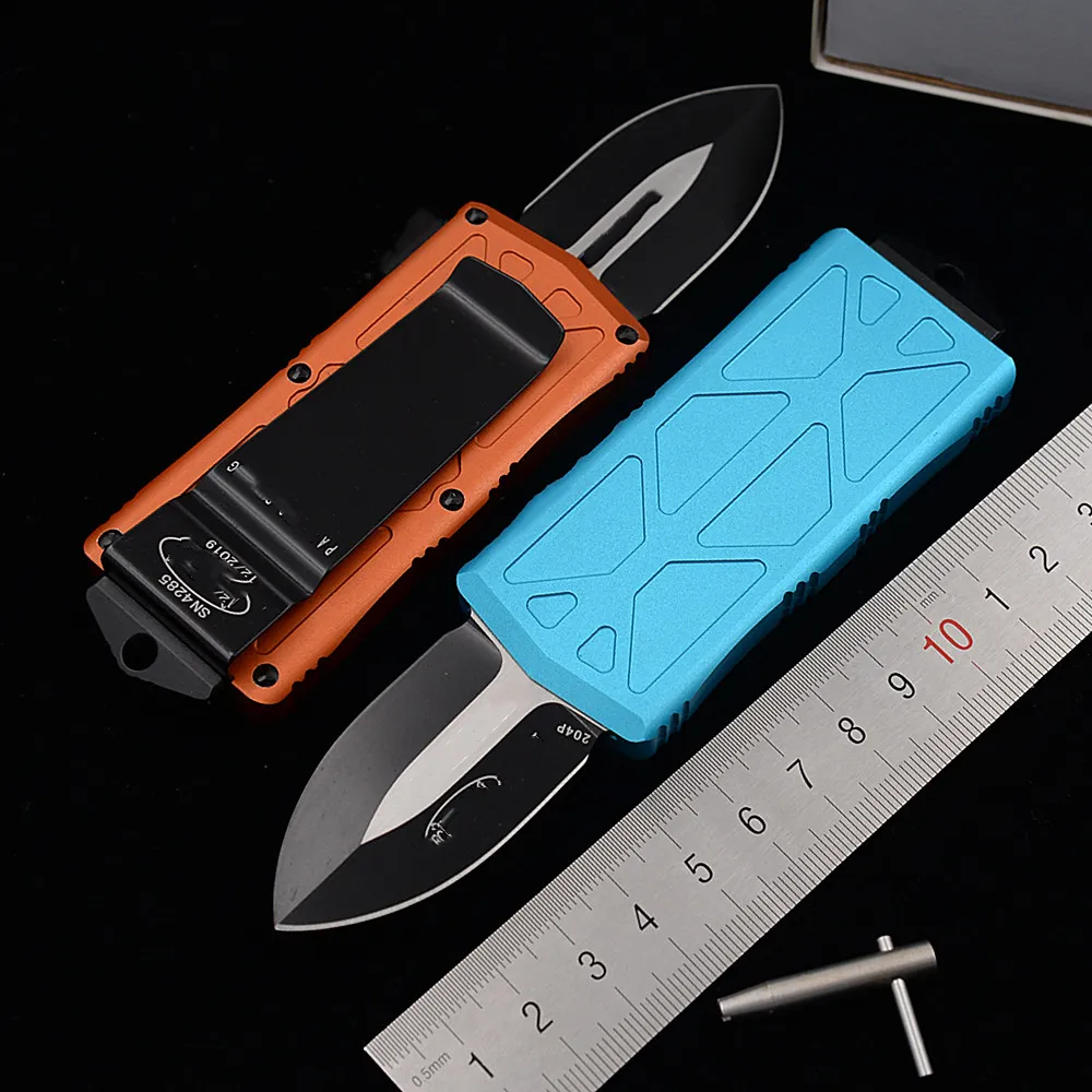 JUFULE Mini 5.5 Inch Exocet Knife 204P D2 Steel Blade, Aluminum Alloy ...