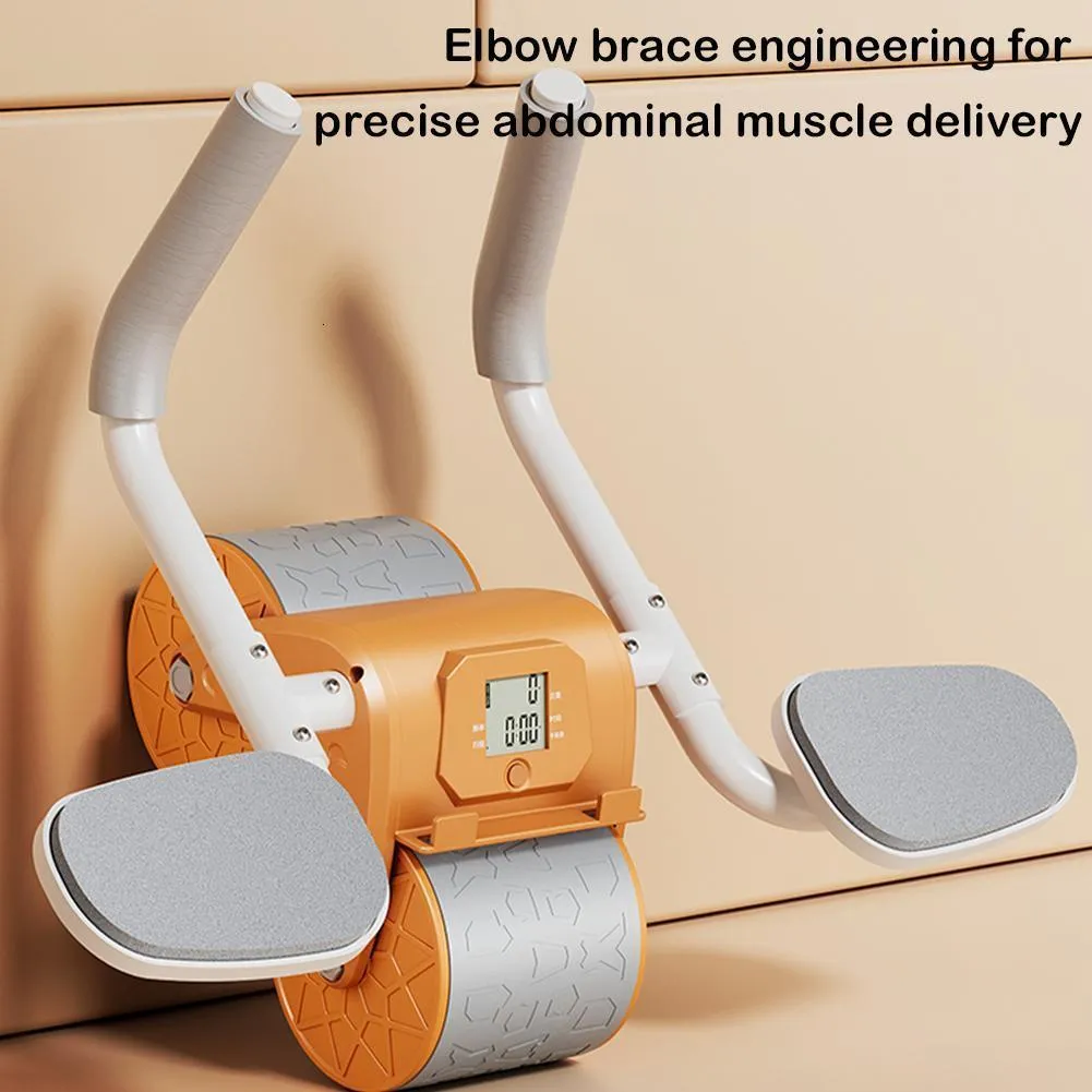 DHgate.com:Silent Abdominal Core Trainer: Automatic Rebound Ab Wheel Roller Kit for Fitness and ...